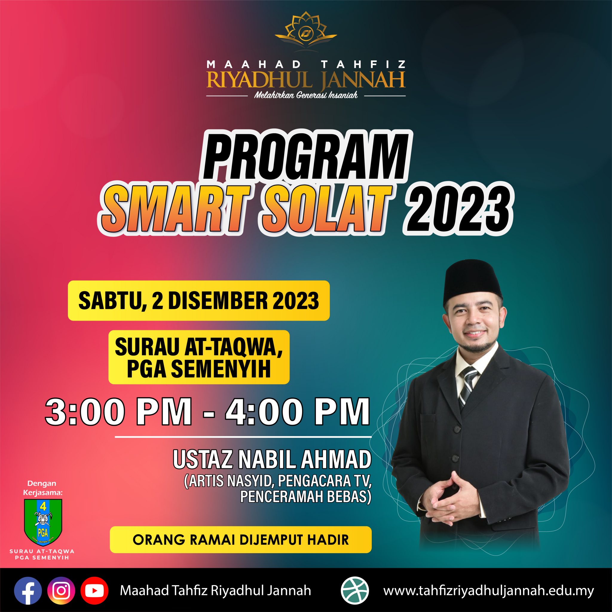 Program Smart Solat 2023 – MAAHAD TAHFIZ RIYADHUL JANNAH