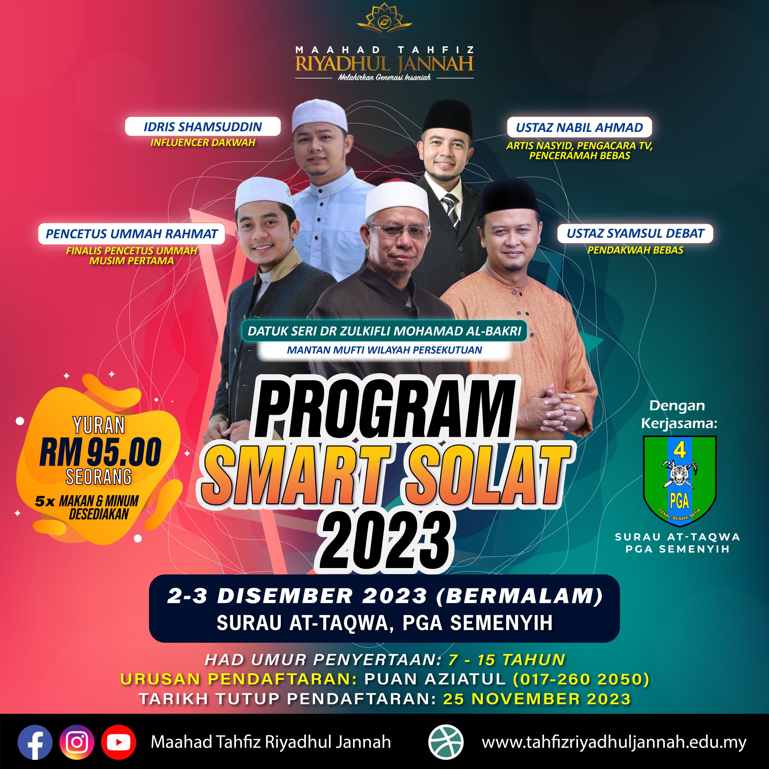 Program Smart Solat 2023 – MAAHAD TAHFIZ RIYADHUL JANNAH